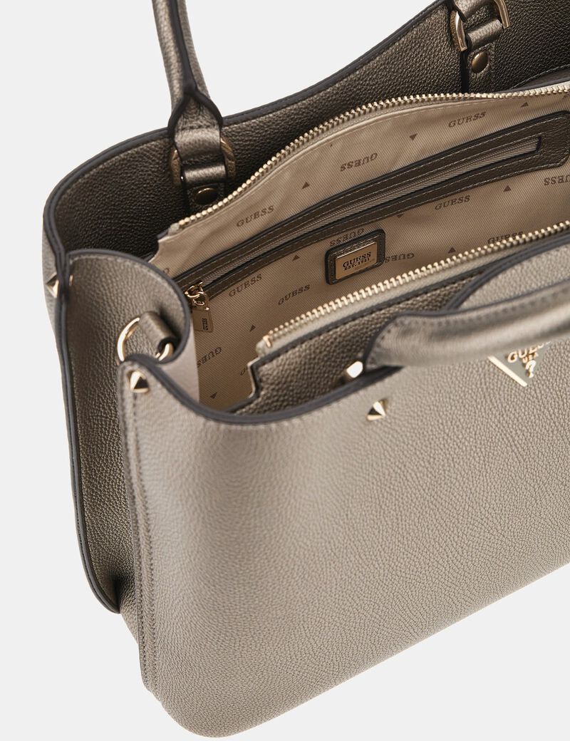 Shop GUESS Online Meridian studded handbag