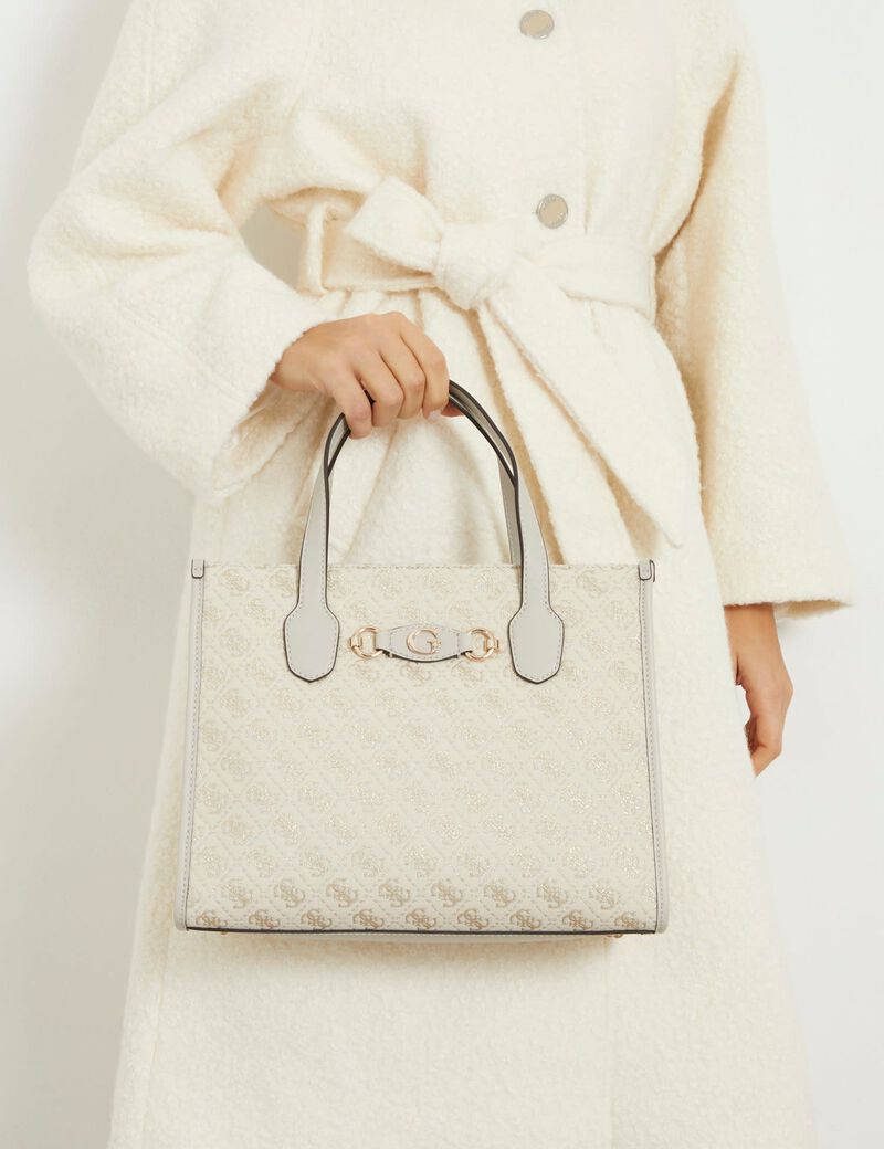 Shop GUESS Izzy 4G logo handbag, | GUESS UAE