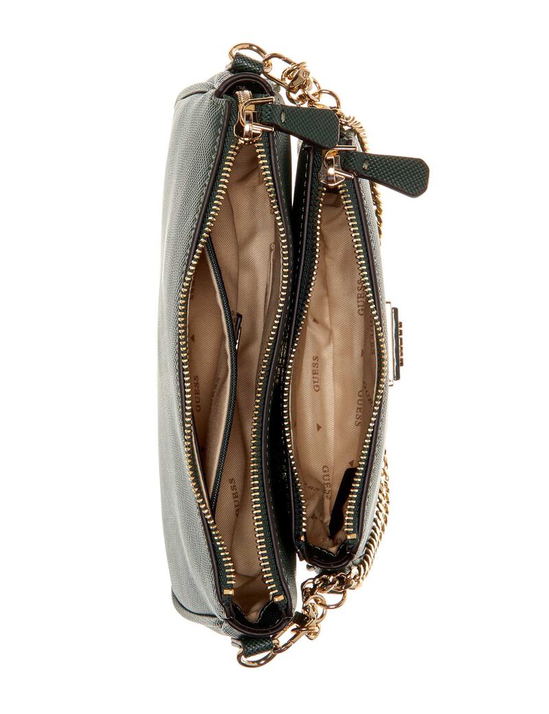 Shop GUESS Online Noelle Saffiano Mini Crossbody Bag