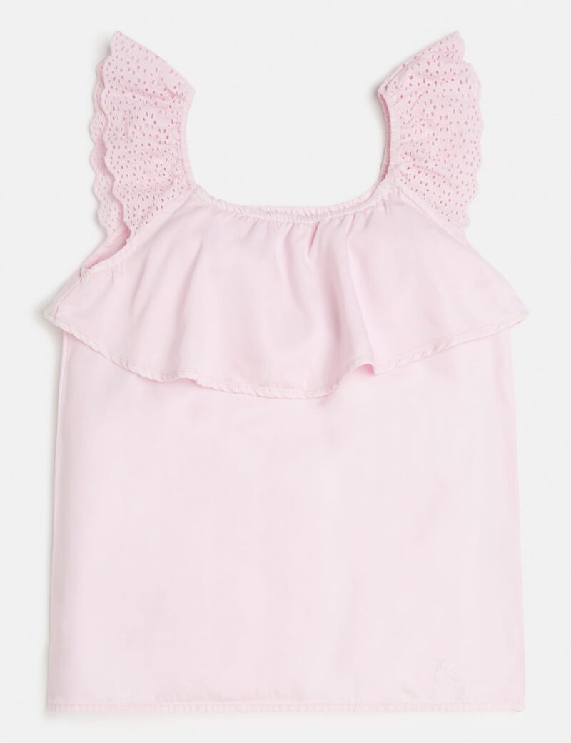 Shop GUESS Online Ruffle Top