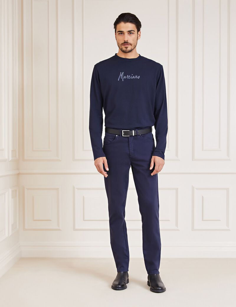 Shop GUESS Online Marciano Front Logo T-Shirt