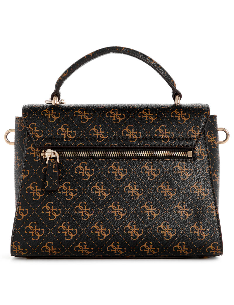 Shop GUESS Online EMERA LOGO TOP HANDLE FLAP
