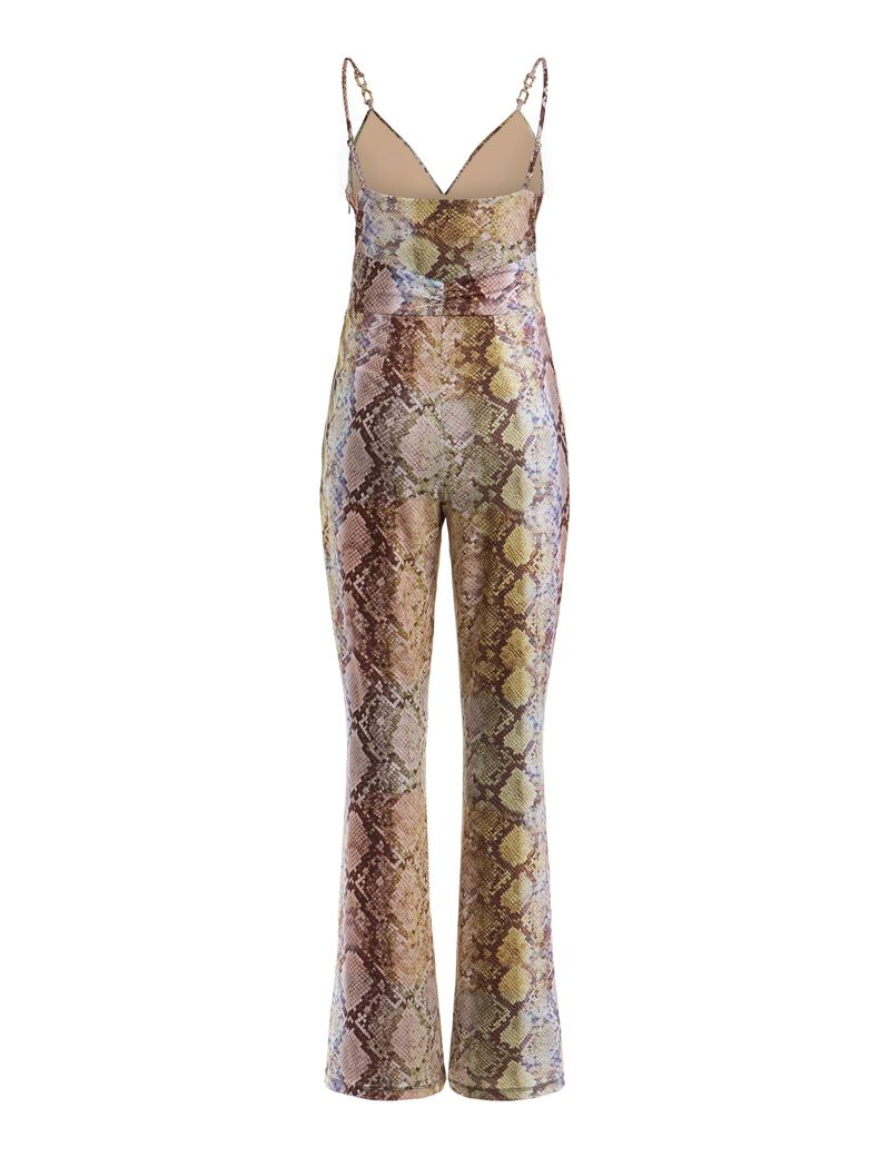 Shop GUESS Online Snake Print Jumpsuit