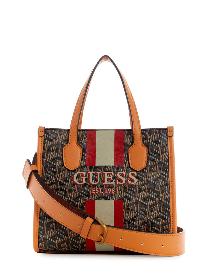 Shop GUESS Silvana Mini Tote, | GUESS UAE