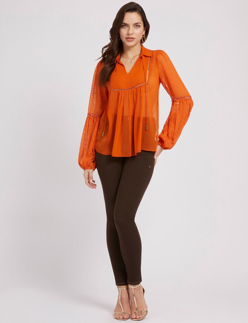 Shop GUESS Online Chiffon Blouse