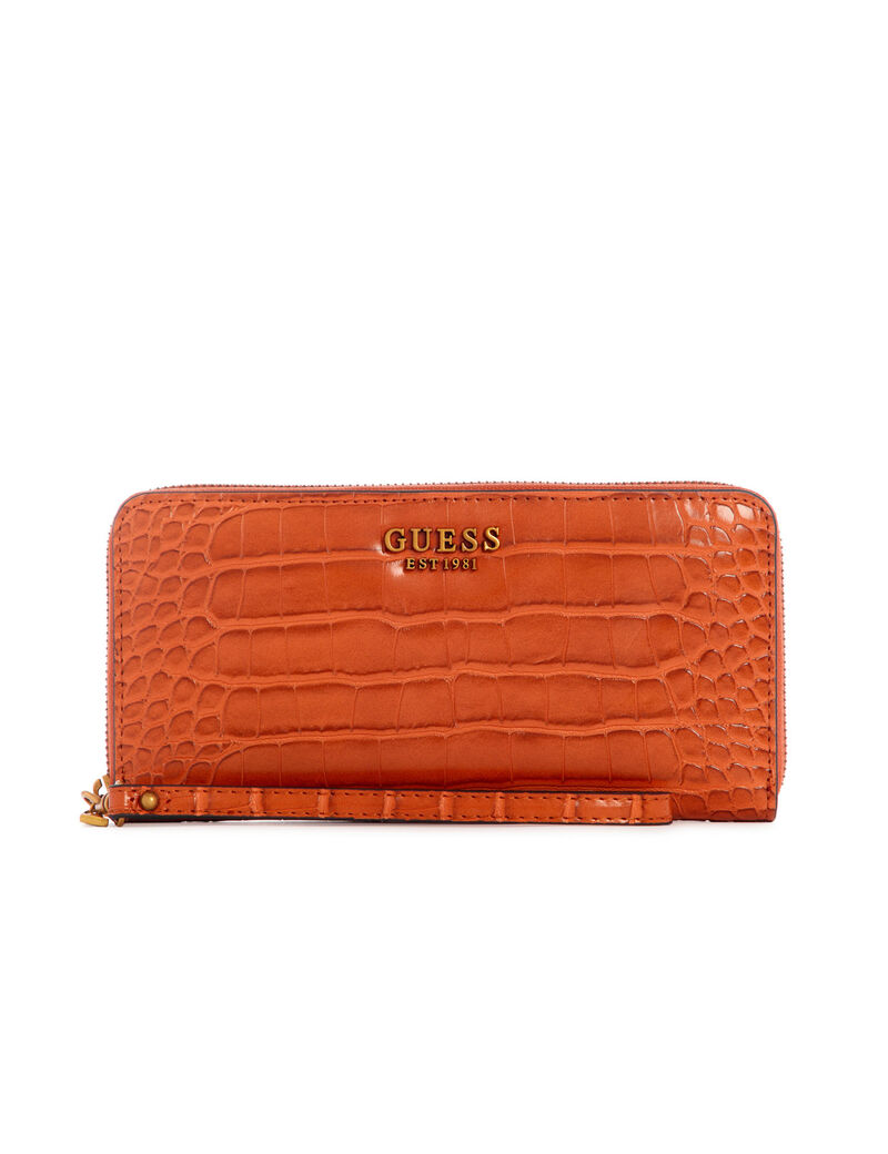 Shop GUESS Online Laurel Large Zip-Around Wallet