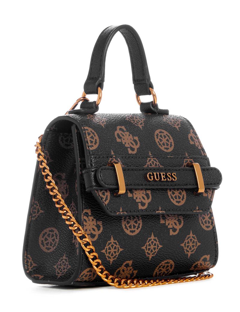 Shop GUESS Sestri Logo Micro Mini, Brown | GUESS UAE