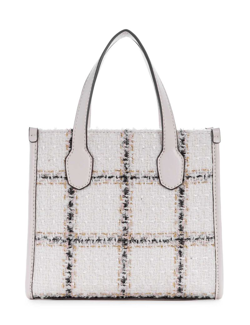 Shop GUESS Silvana Mini Tote, White | GUESS UAE