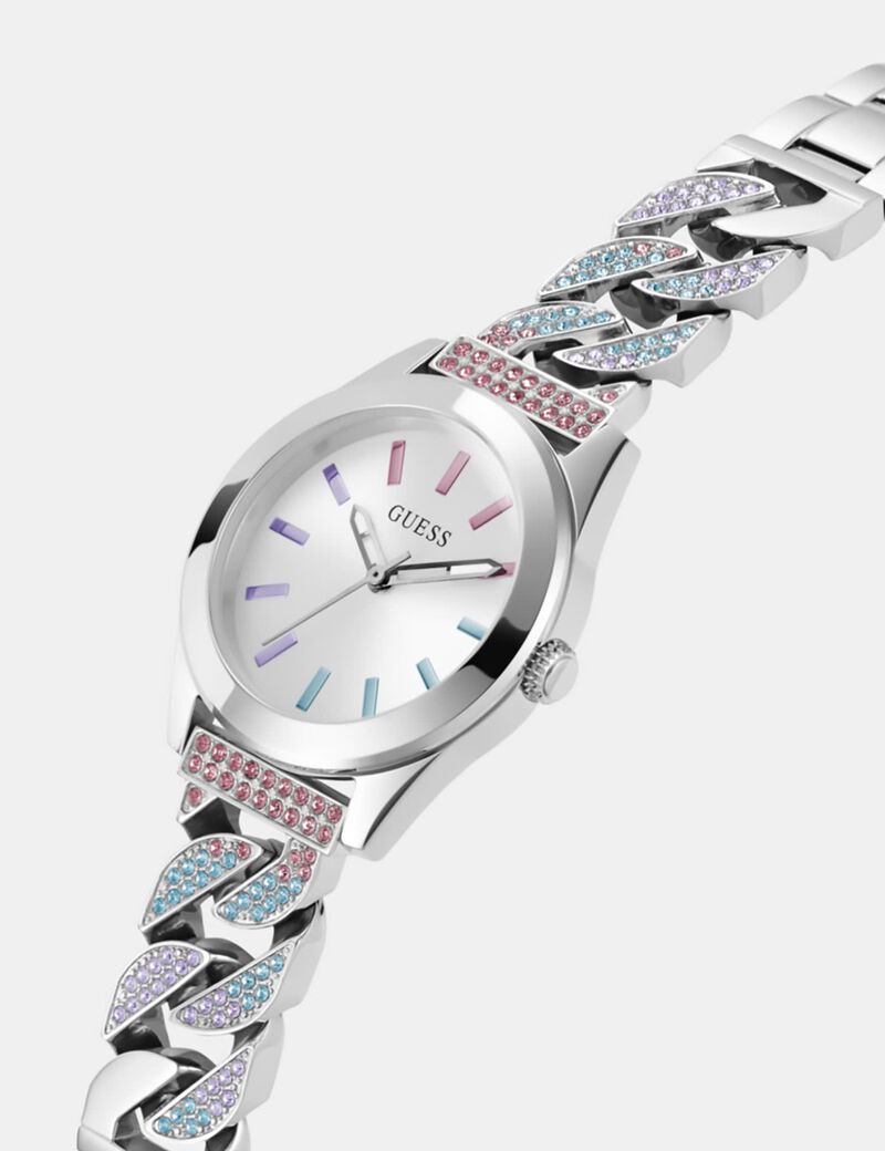 Shop GUESS Online Crystal analogue watch