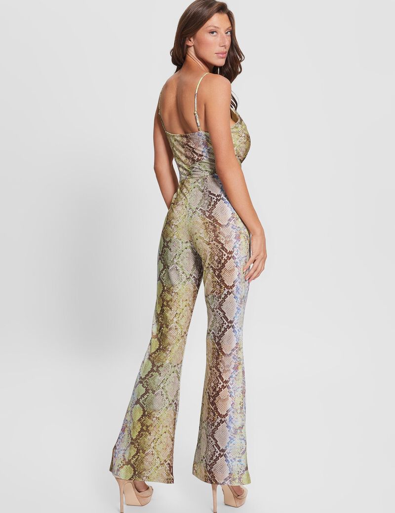 Shop GUESS Online Snake Print Jumpsuit