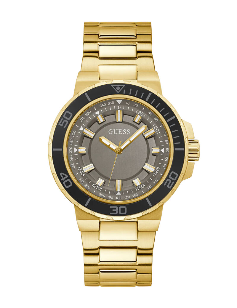 Shop GUESS Gold Analog Watch, Gold | GUESS UAE