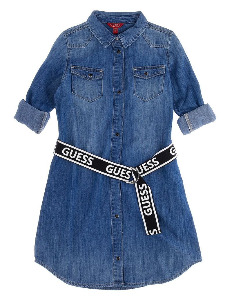 Shop GUESS Online Denim Dress